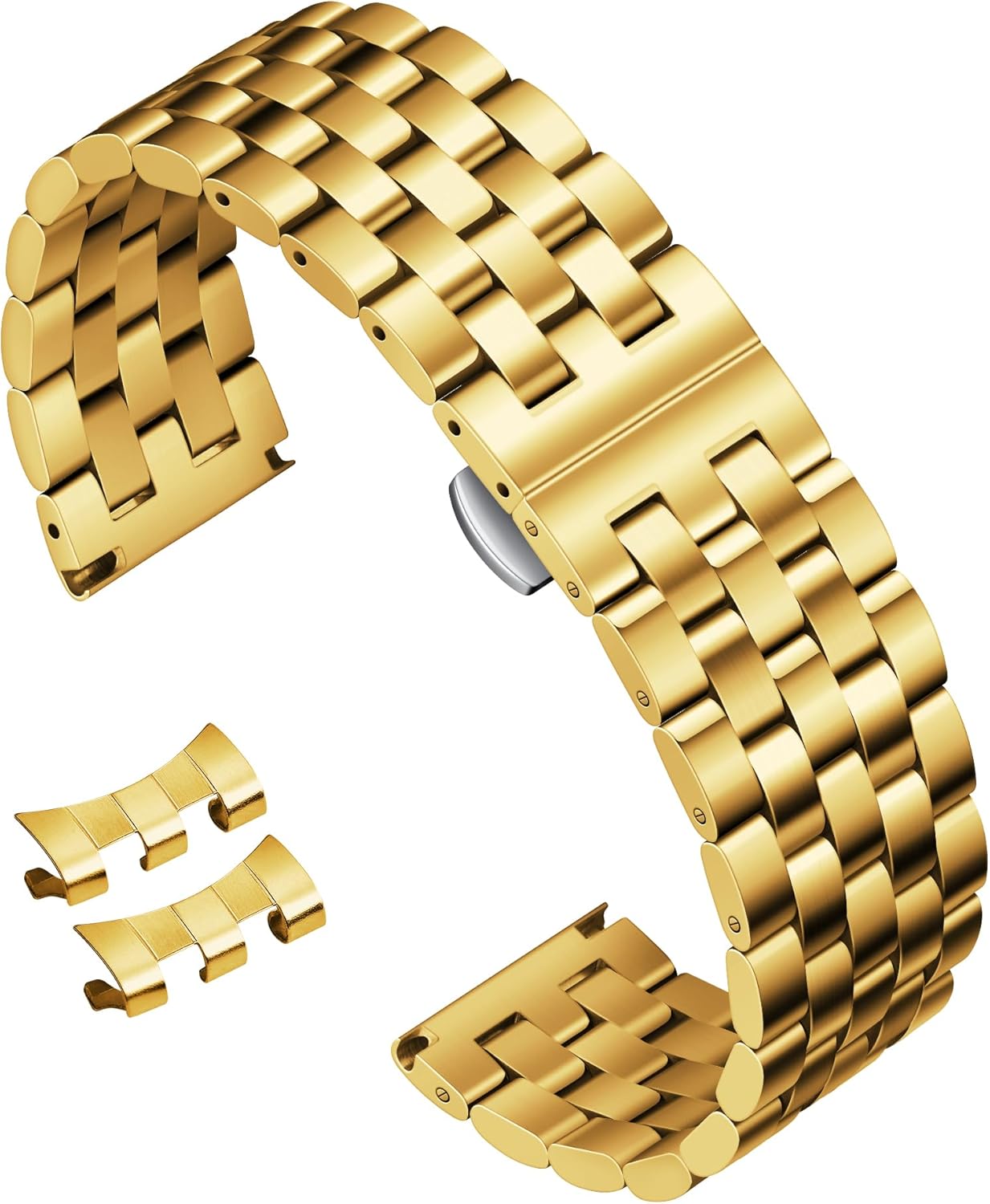 BINLUN Stainless Steel Watch Band Replacement Metal Watch Straps for ...