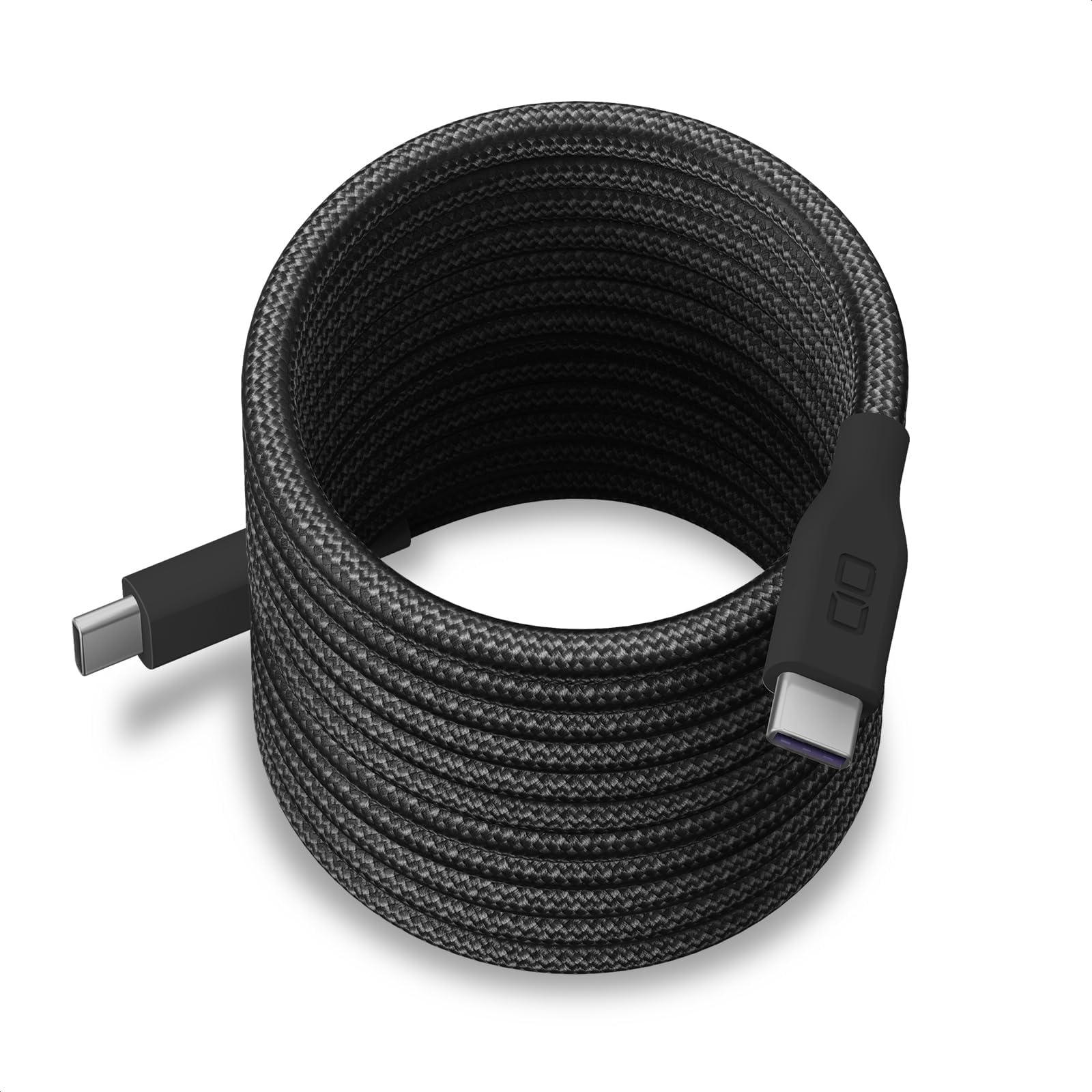 Amazon.co.jp: CIO Spiral Cable Type-C PD 240W Data Transfer 480Mbps ...