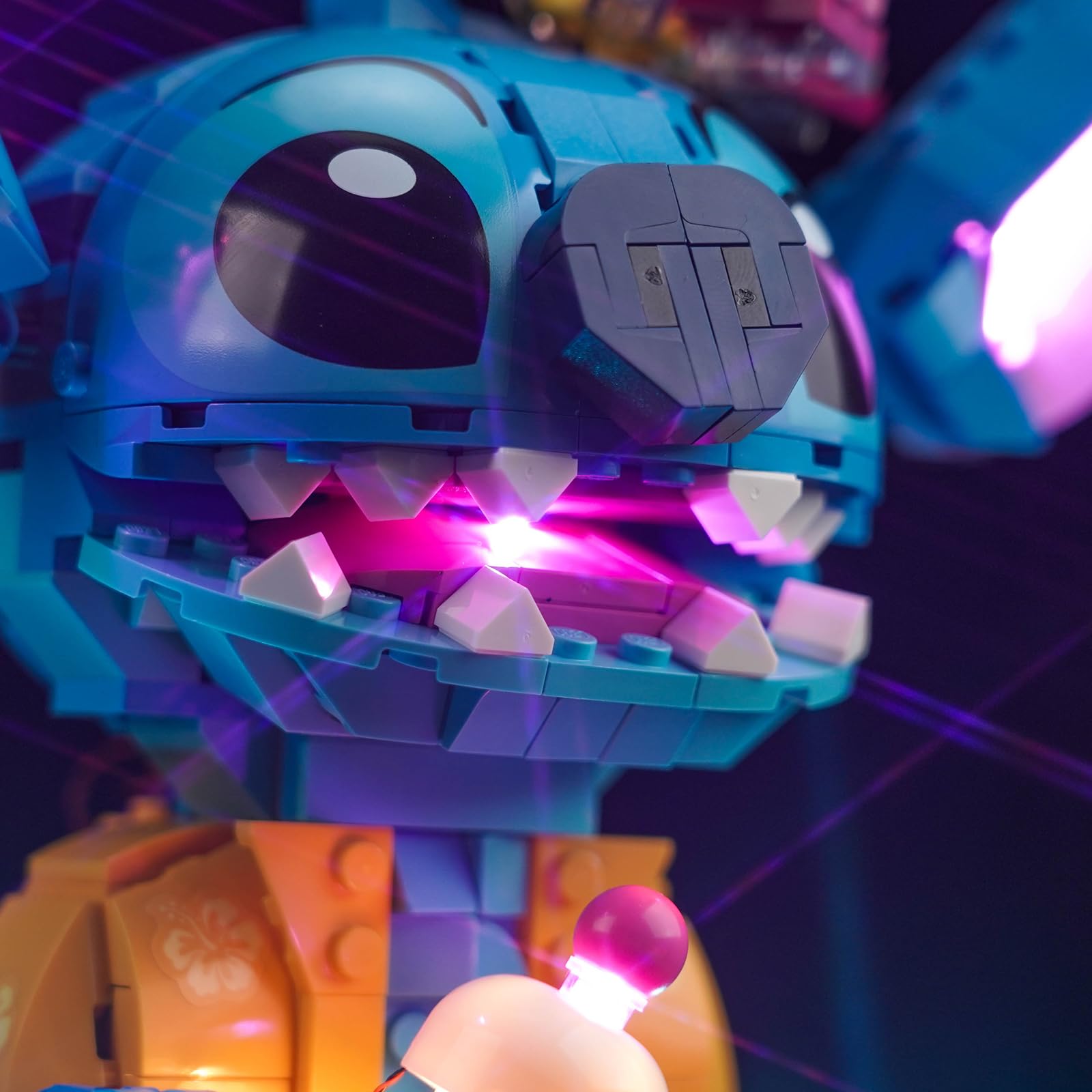 Remote Control Light Kit for Lego Disney Stitch (No Lego), Led Light ...