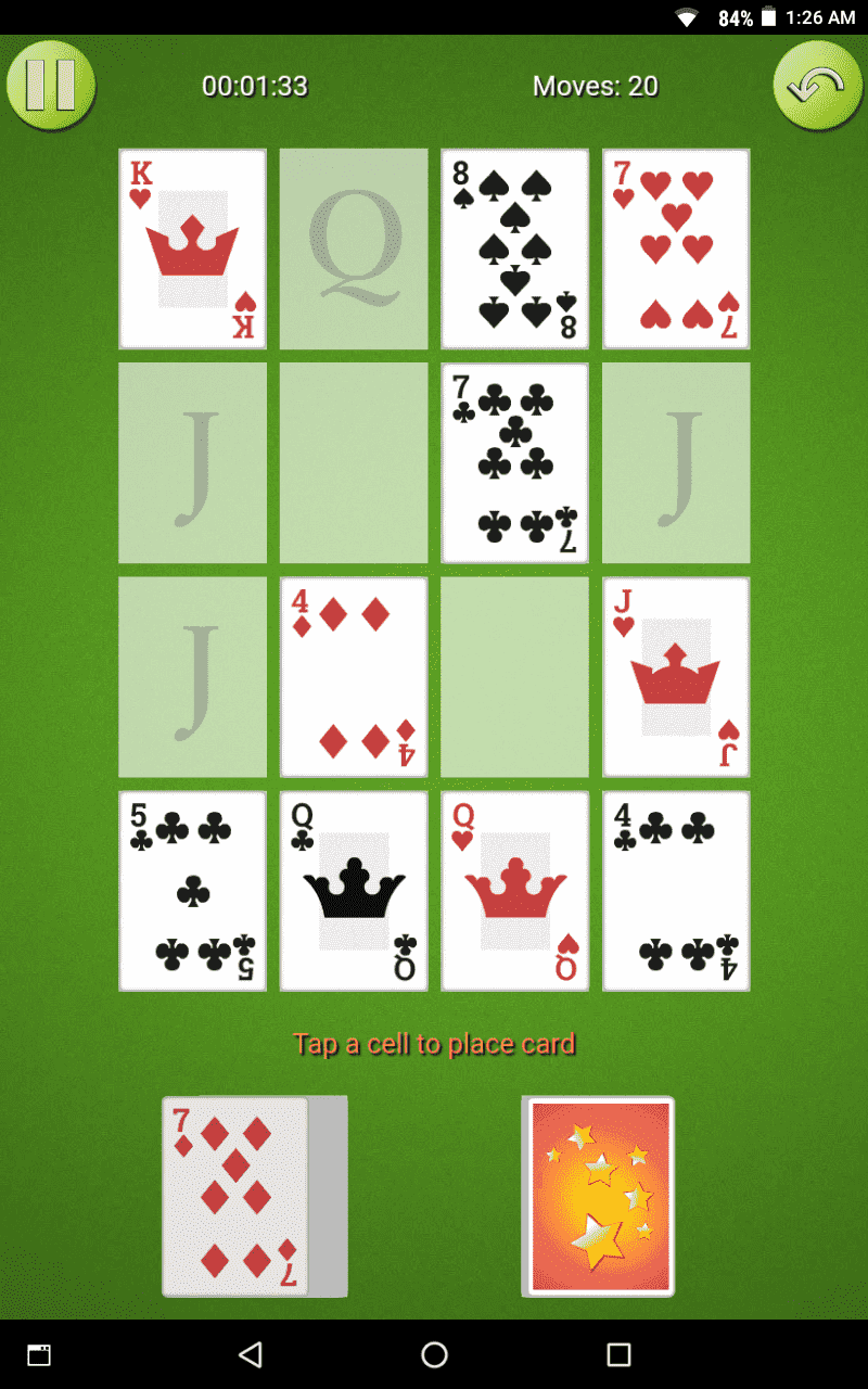 Kings in the Corners Solitaire - App on Amazon Appstore