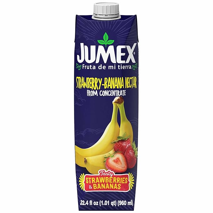 Jumex Strawberry Banana Nectar 324 Fl Oz Fruit Juices Grocery And Gourmet Food