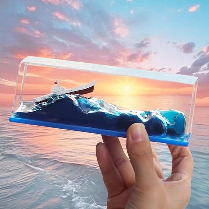 Awkunmy Unsinkable Boat in A Box, Pirate Ship Toy, Titanic Toys ...