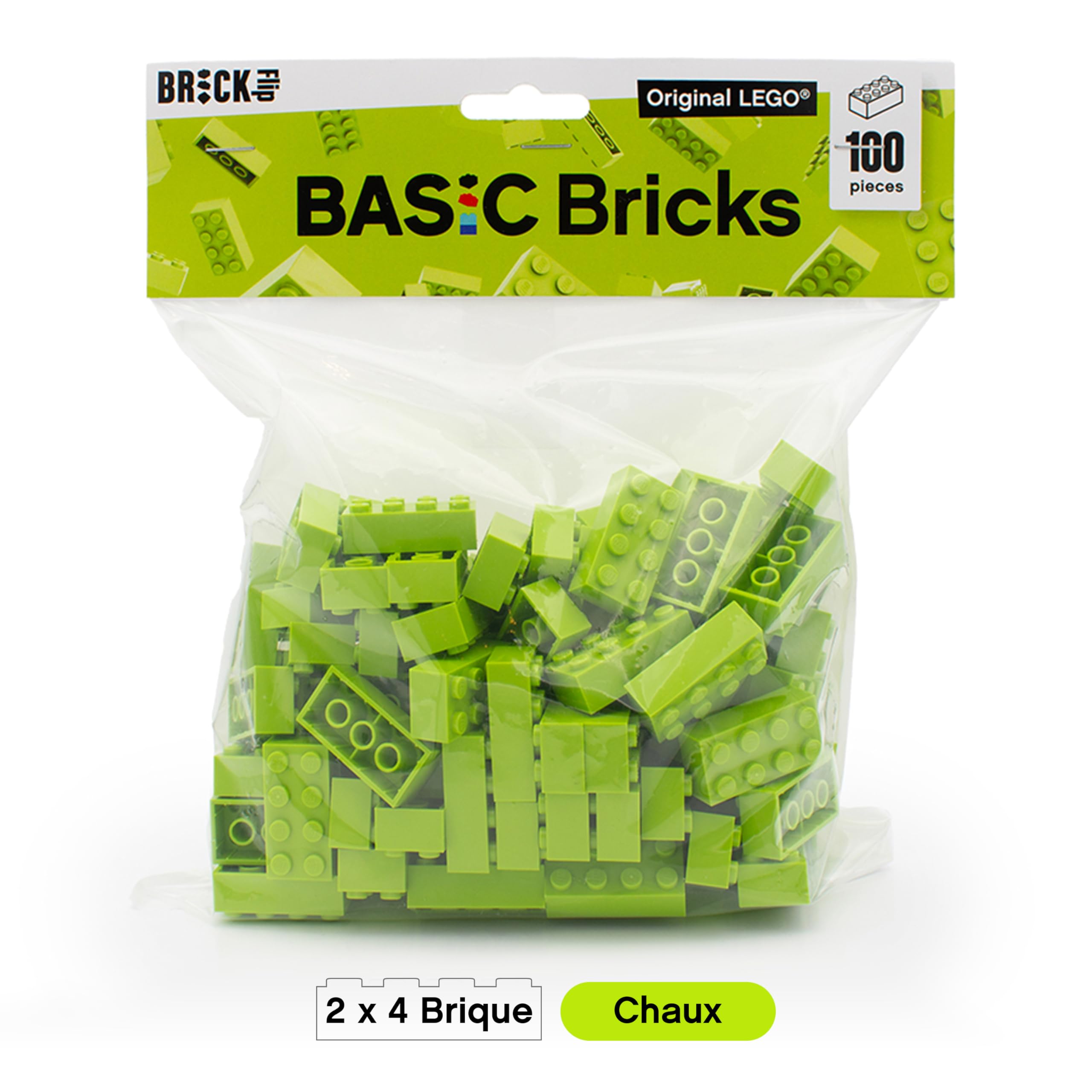 Brique Lego Verte Lot De 100 Briques LEGO Classic, Citron Vert (vert),