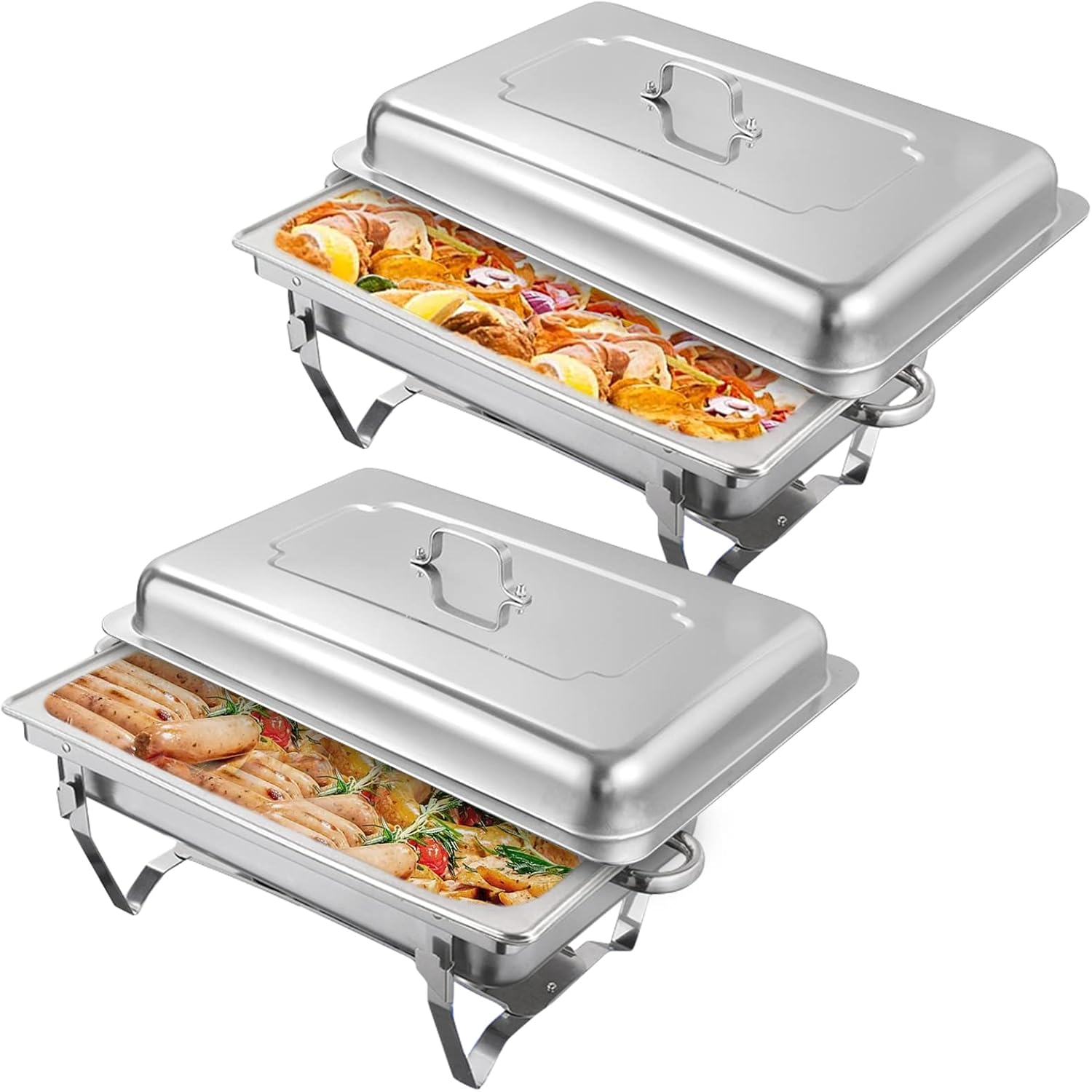 Amazon.com: Naviocean Chafing Dish Buffet Set Chafers and Buffet Food ...