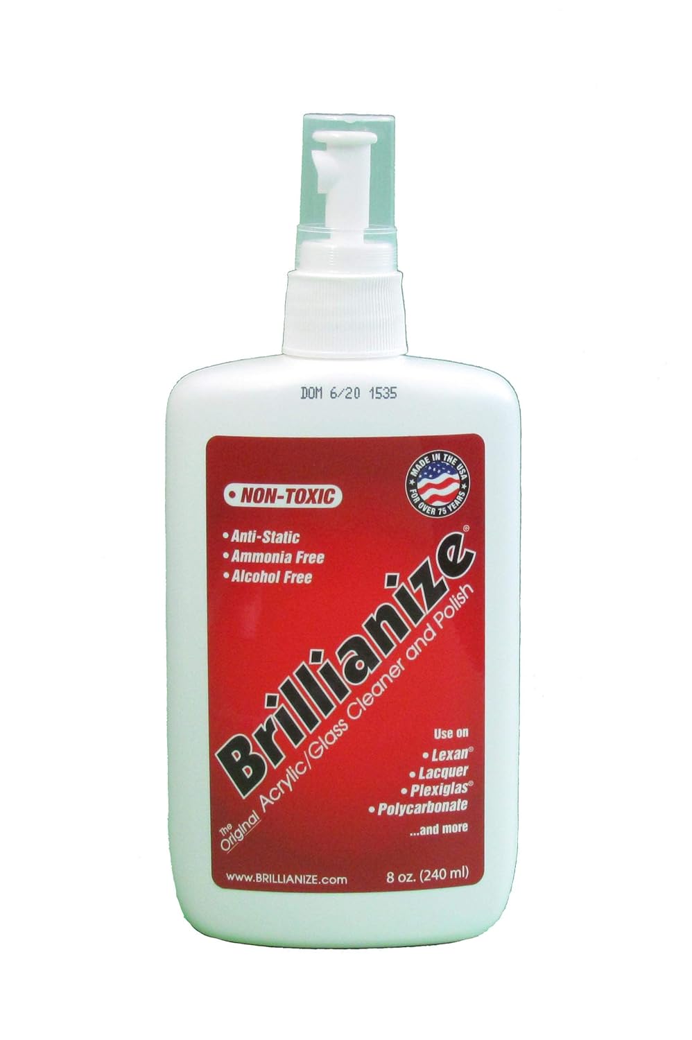 Brillianize 8 Ounce (240 ml) Pump Spray Bottles - 24 Pack: Multipurpose ...