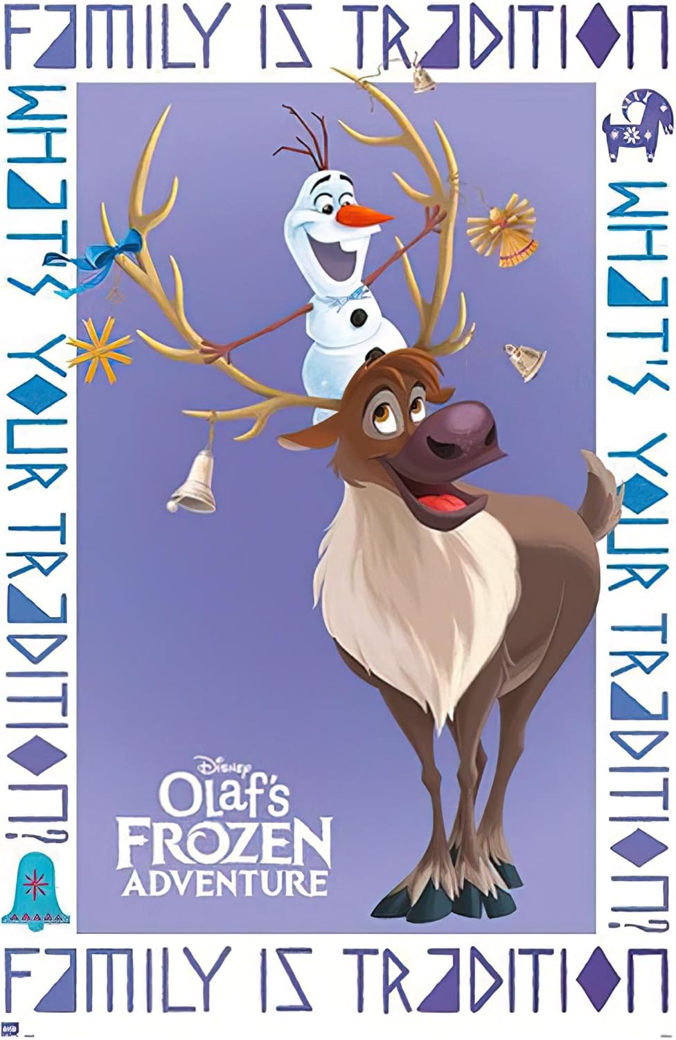 Disney Olaf's Frozen Adventure Poster Olaf & Sven (61cm x 91,5cm ...