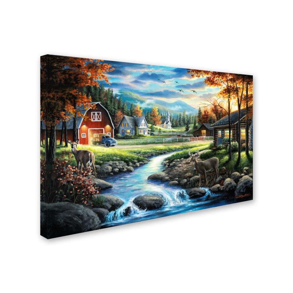 Country Acrylic Paintings GUEST ARTIST: "How To Paint A Simple Rural