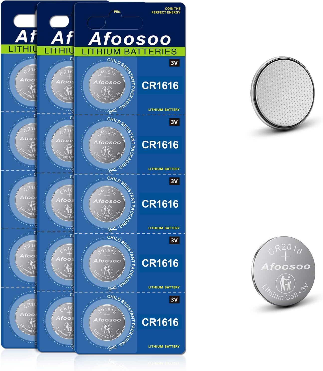 Amazon.com: CR1616 3V Lithium Coin Battery – 15 Pack CR 1616 Battery ...