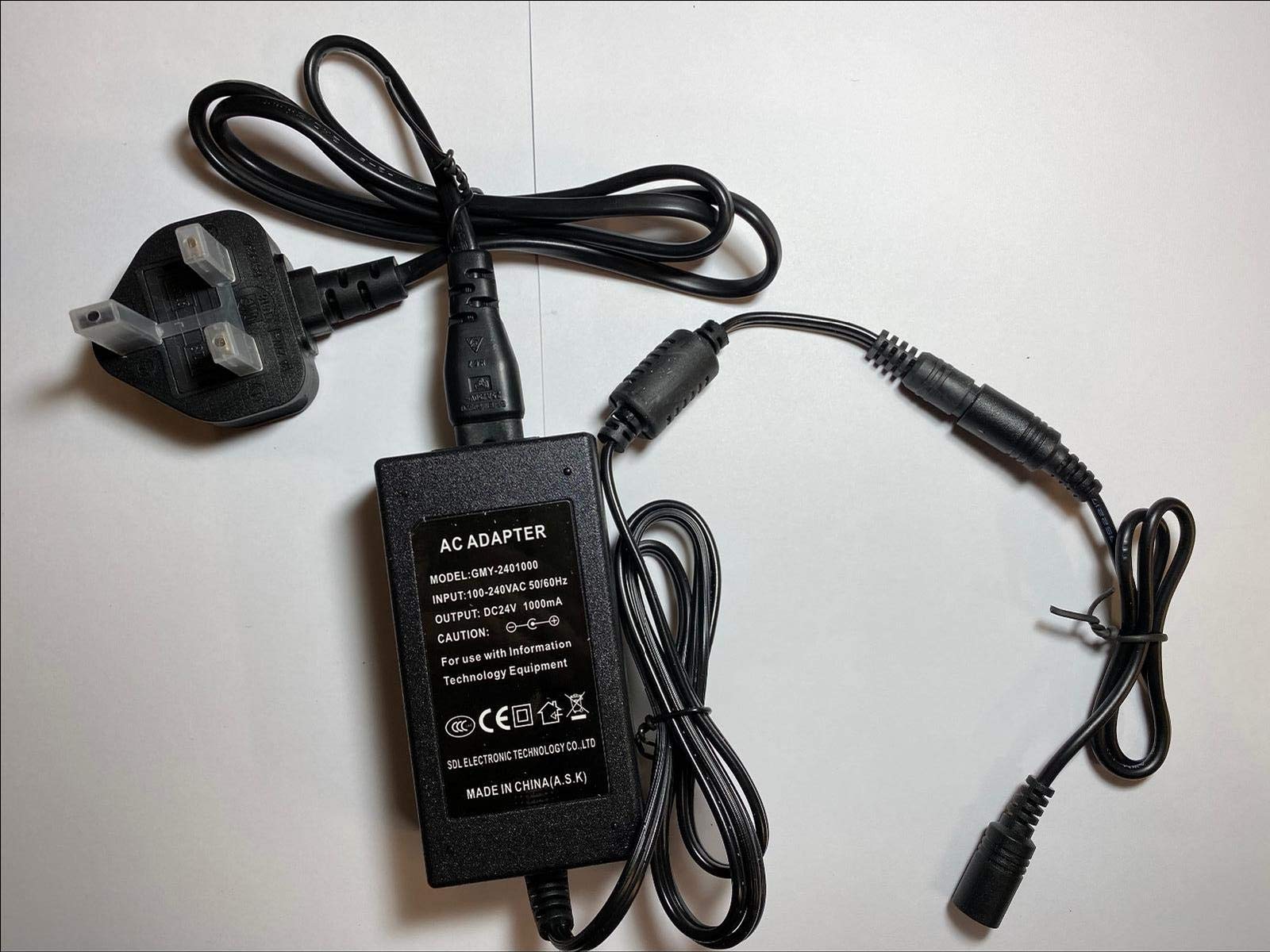 Replacement for GOLDEN POWER GP-SW240DC0150(UK) 24V 150mA 3.6W AC ...
