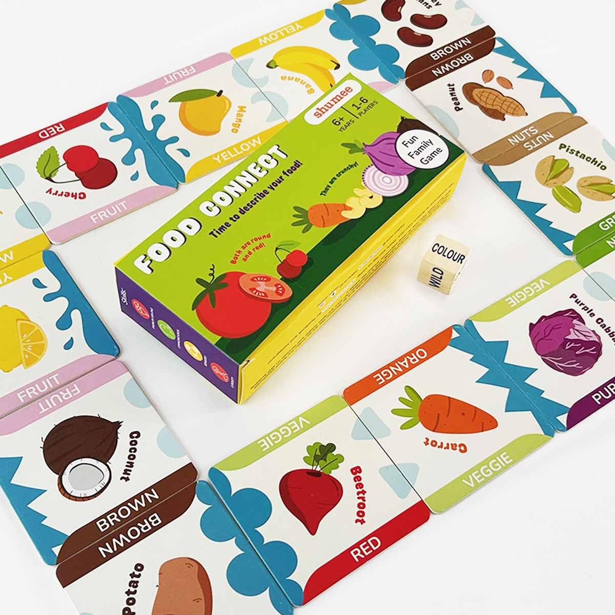Buy shumee Food Connect - Fun,Strategy, Memory Food Game |40 Food Tiles ...