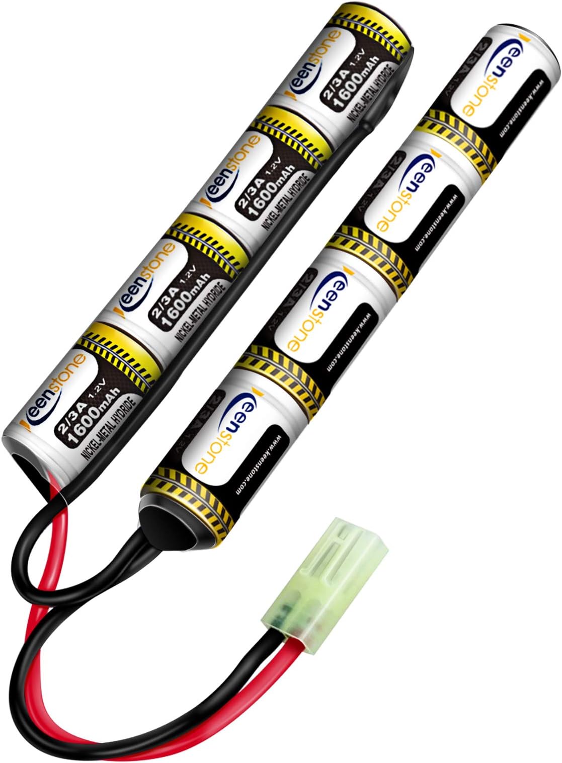 Amazon.com: Lancer Tactical Nimh Airsoft Battery Compatible with AEG ...
