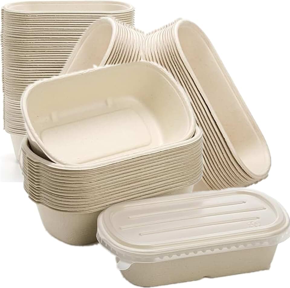 Amazon.com: Disposable Food Storage Containers - Disposable Food ...