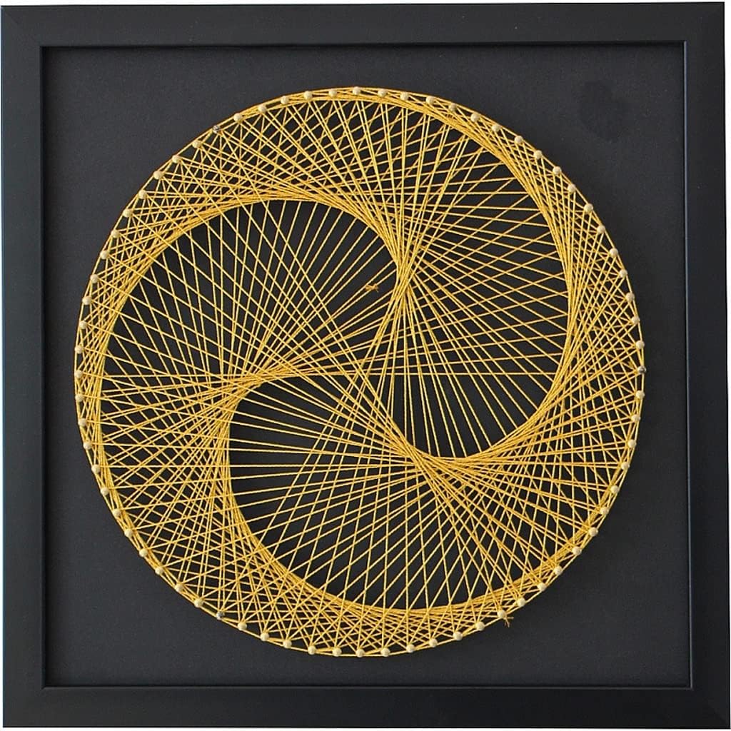 Amazon.com: N/A Vintage String Craft Geometric D Figure - String Art ...