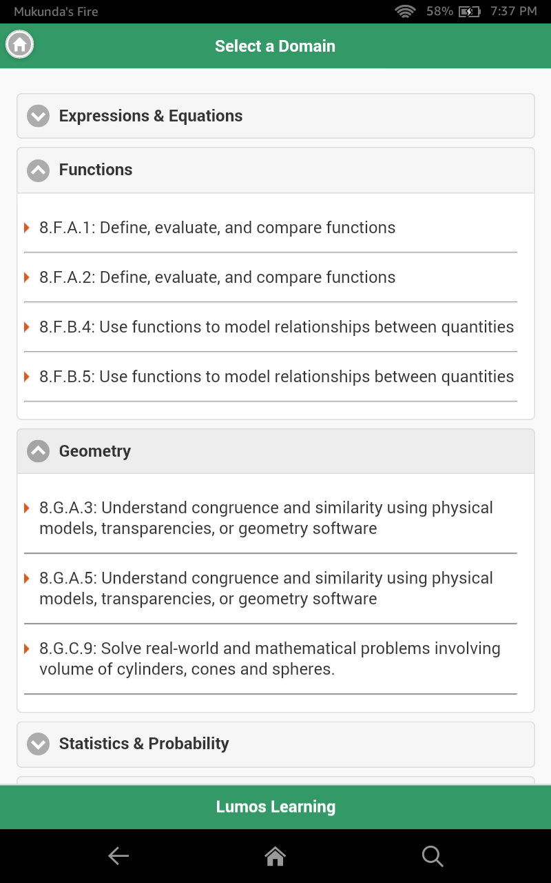 Math ELA Grade 8 - Common Core,PARCC,SBAC Practice - App on Amazon Appstore