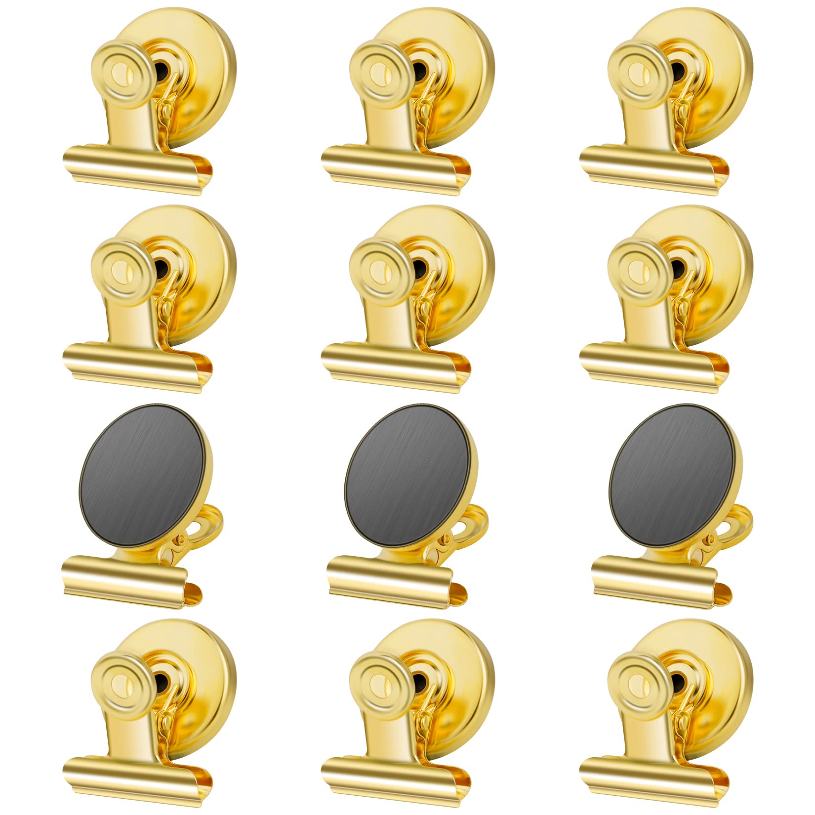 Amazon.com : Grtard 12 Pack Magnetic Clips Heavy Duty, Refrigerator ...