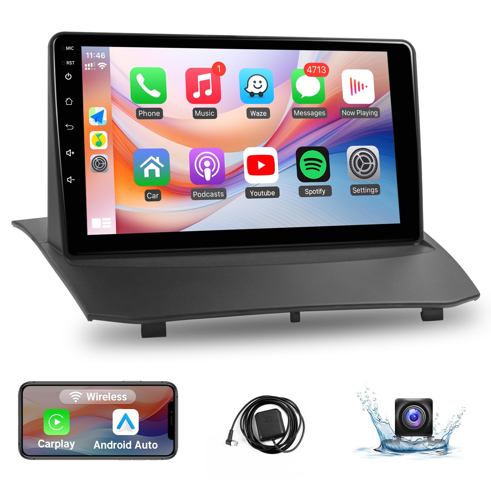 Amazon.com: Leadfan Car Stereo Radio for Ford Fiesta 2009 2010 2011 ...