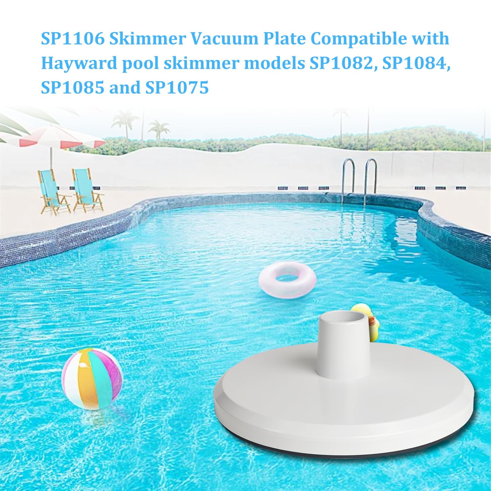 Snapklik.com : DFD SP1106 Pool Skimmer Vacuum Plate Compatible