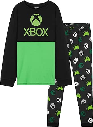 Xbox Conjunto de Pijama con Camiseta y Pantalón Largos para Niños ...