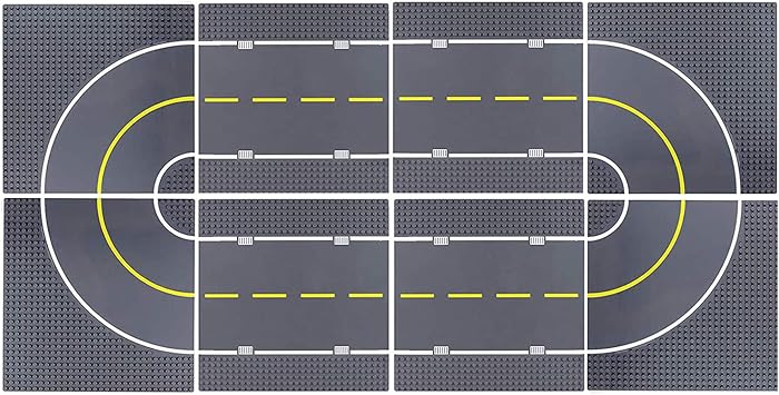 Amazon.com: Liberty Imports 8 PCS Classic City Street Baseplates 10” x ...