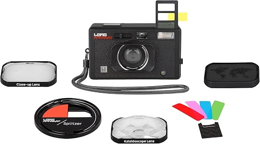 Amazon.com : Lomography LomoApparat Wide-Angle 35mm Film Camera, Built ...