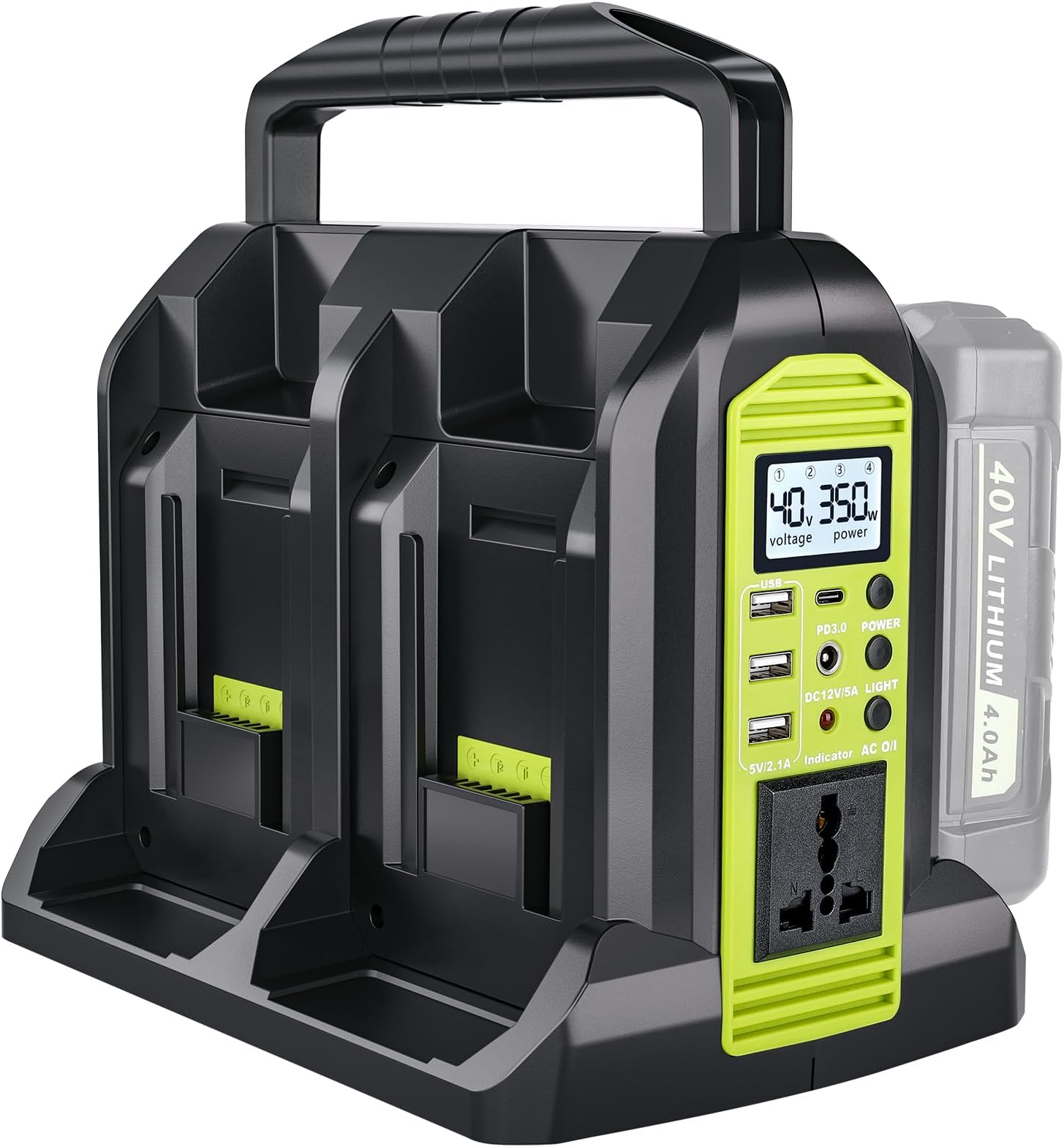 Amazon.com: 350W Power Inverter for Ryobi 40V Li-ion Battery, OP401 4 ...