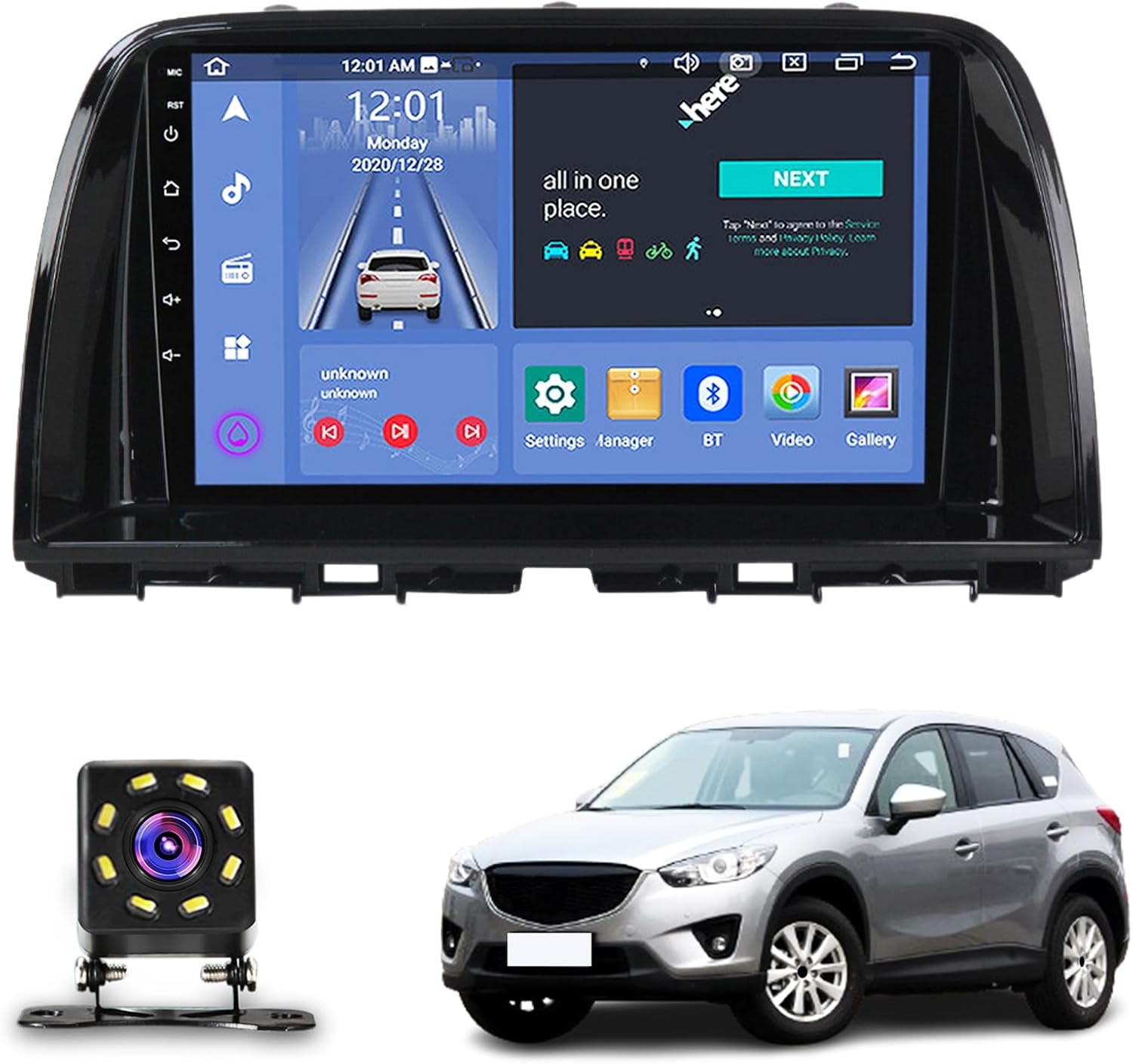 Amazon.com: 9 inch Multifunctional Car Screen for Mazda CX-5 2012-2015 ...