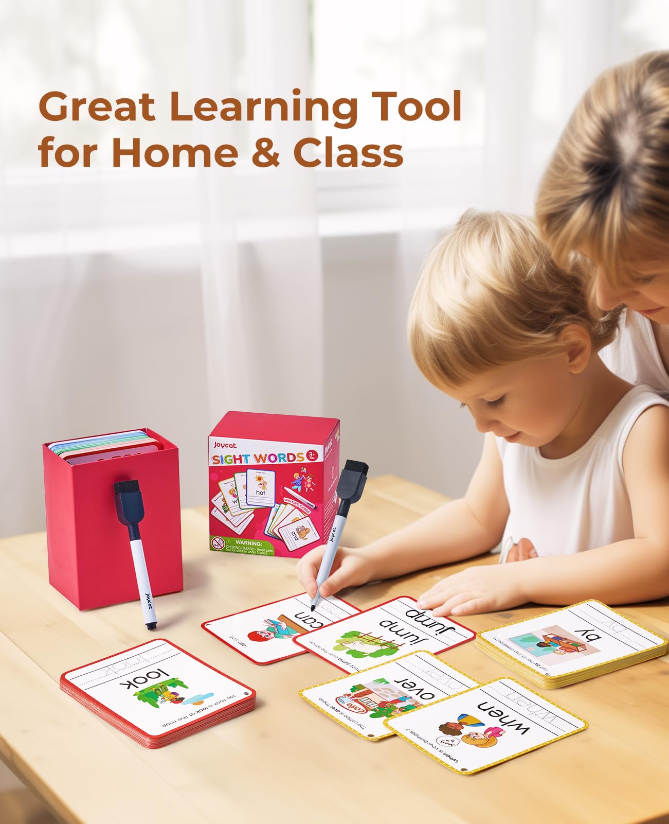 Snapklik.com : Sight Words Kids Writing Flash Cards, 220 Dolch & Fry ...