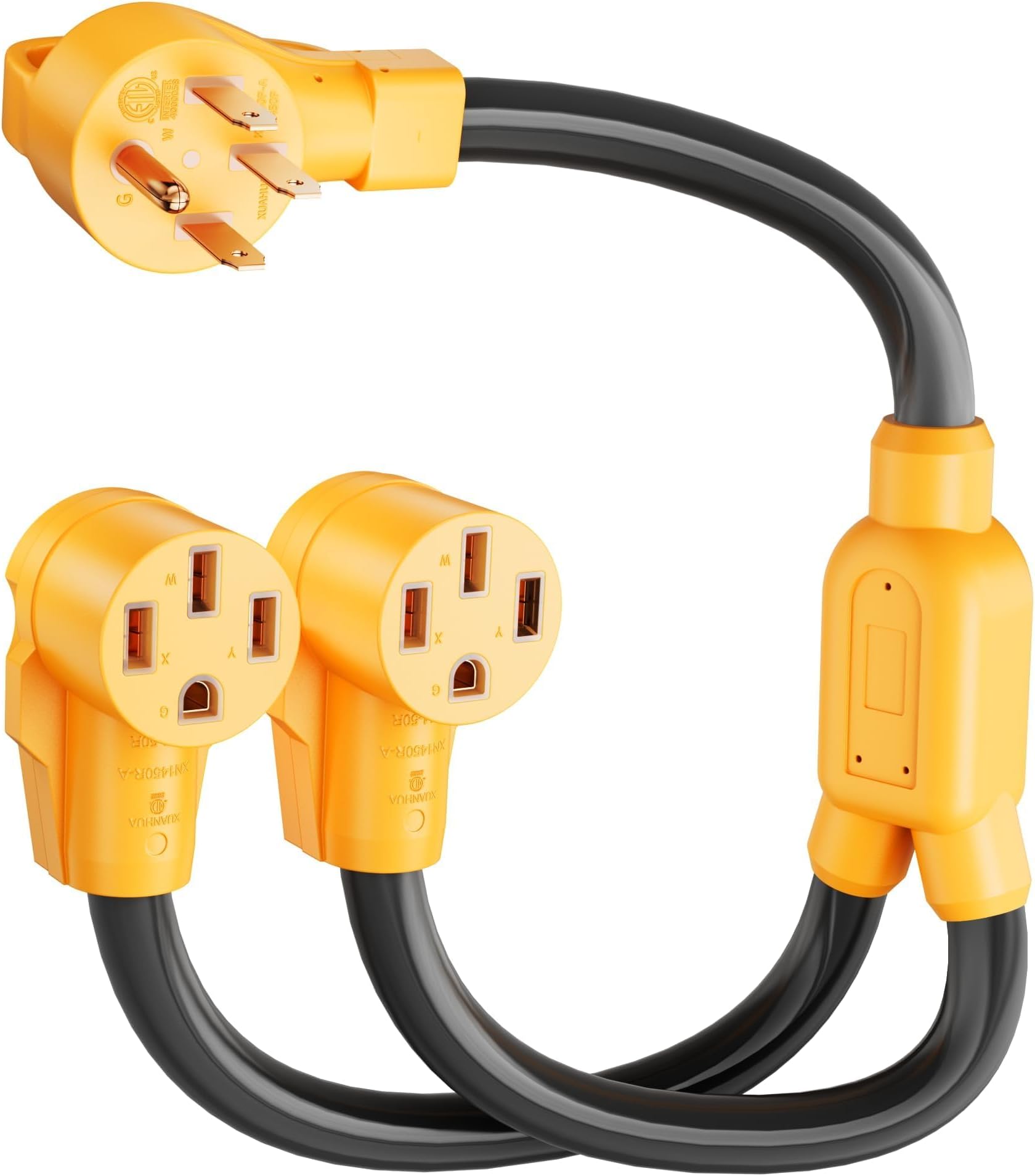 Amazon.com: MECMO 50 Amp Y Splitter for RV/EV Charging, ETL Listed ...