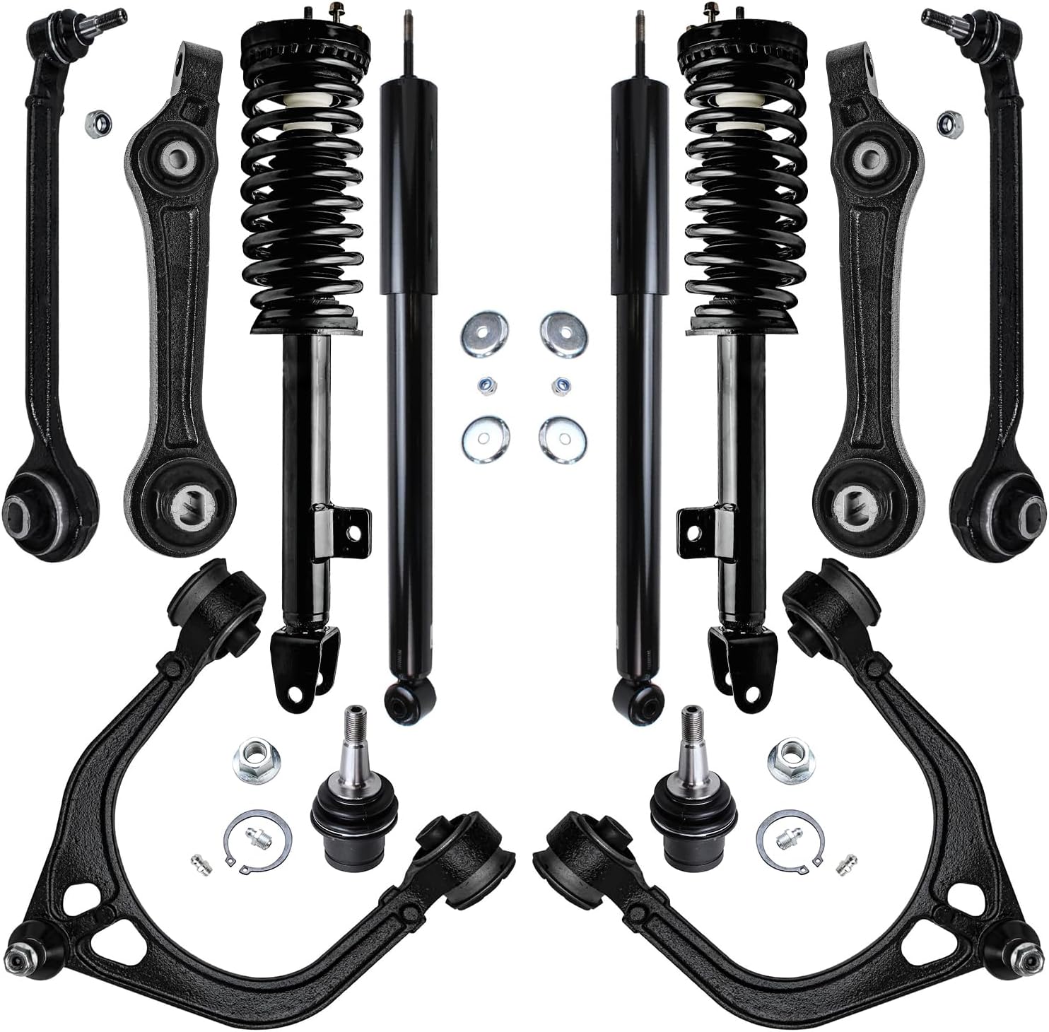 Amazon.com: Detroit Axle - RWD Front End Suspension Kit for 2005-2010 ...