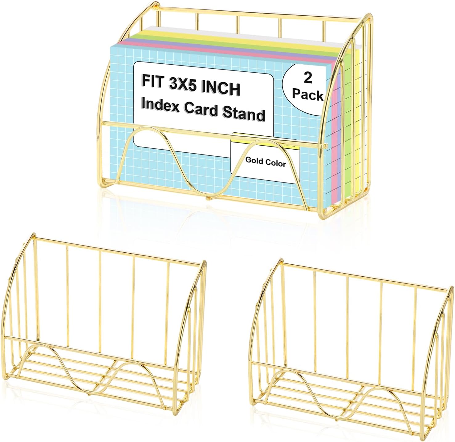 Amazon.com : SHIQIKEJIPTY 2 PCS Index Card Display Stand 3x5 Inch ...
