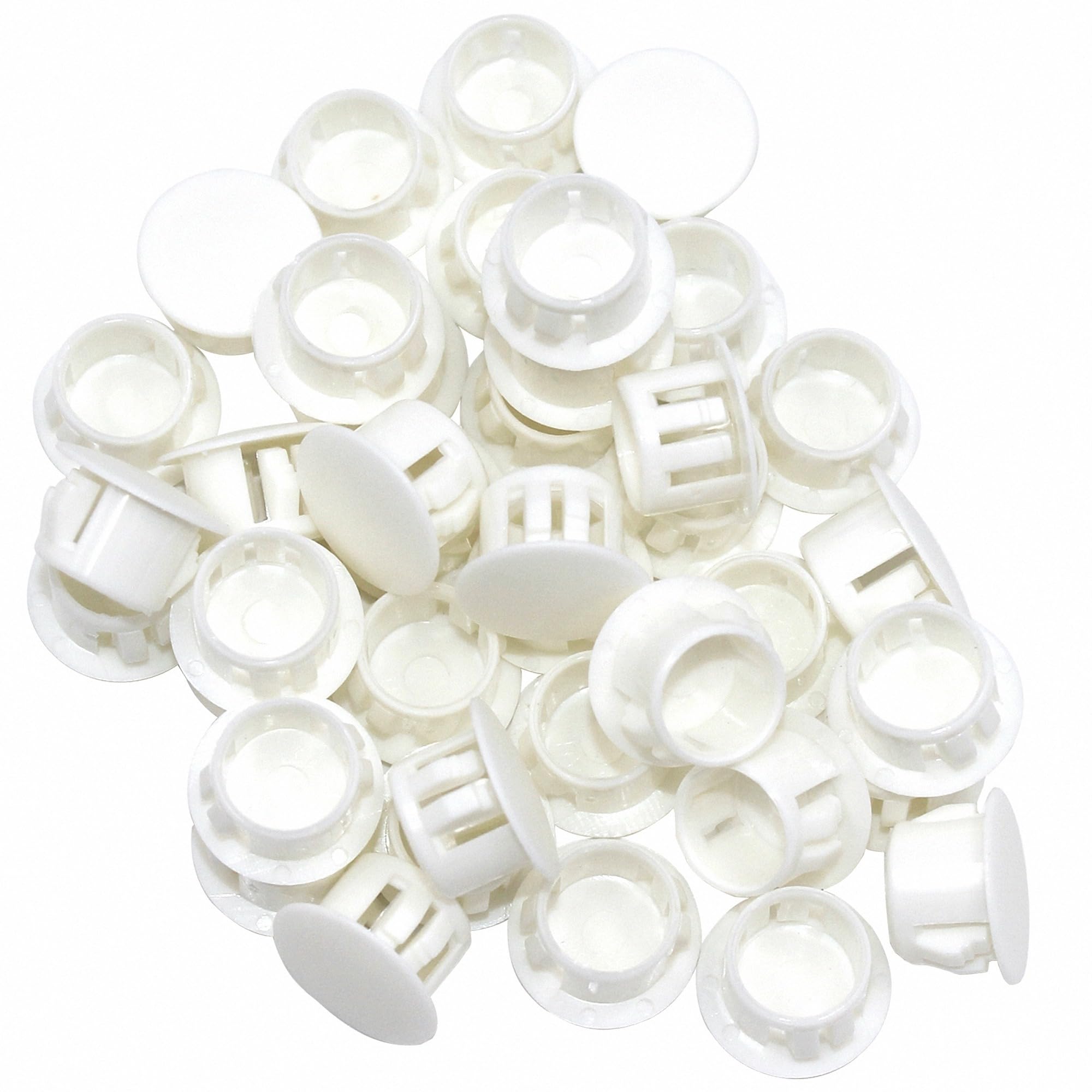 Amazon.com: EASYEAH 1/2"(13mm) Plastic Plugs for Round Holes, Flush ...