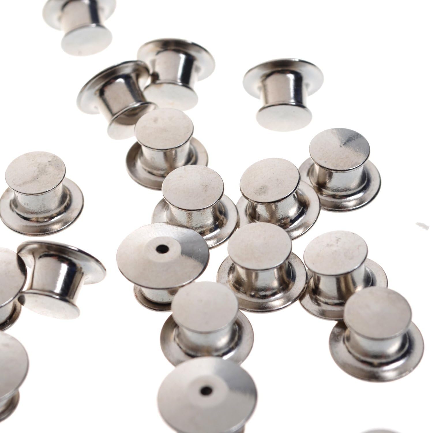 Amazon.com: BCP 20pcs Pin Keeper Pin Back for Locking Pin Safe (Silver ...