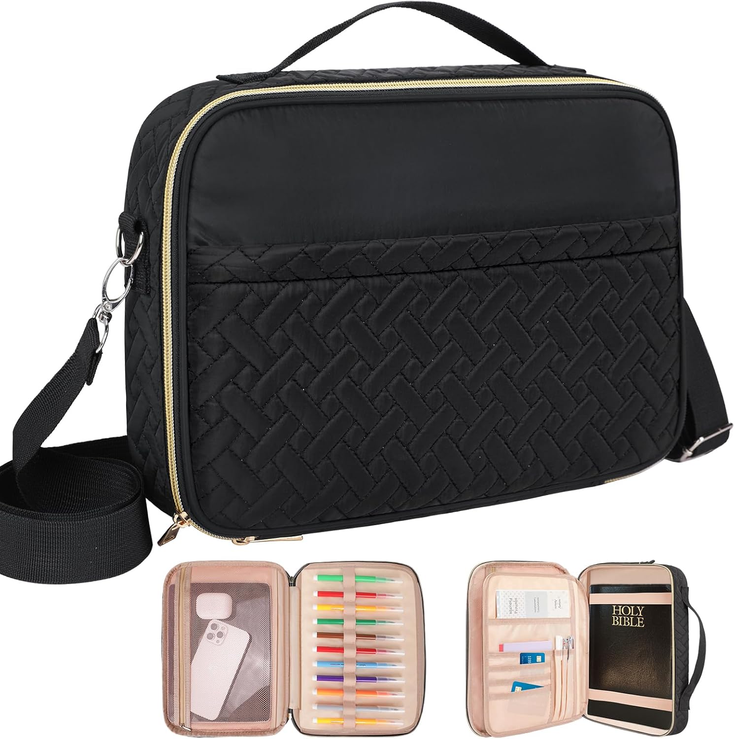 Amazon.com: Dofilachy Bible Covers for Women - Stylish Bible Case for ...