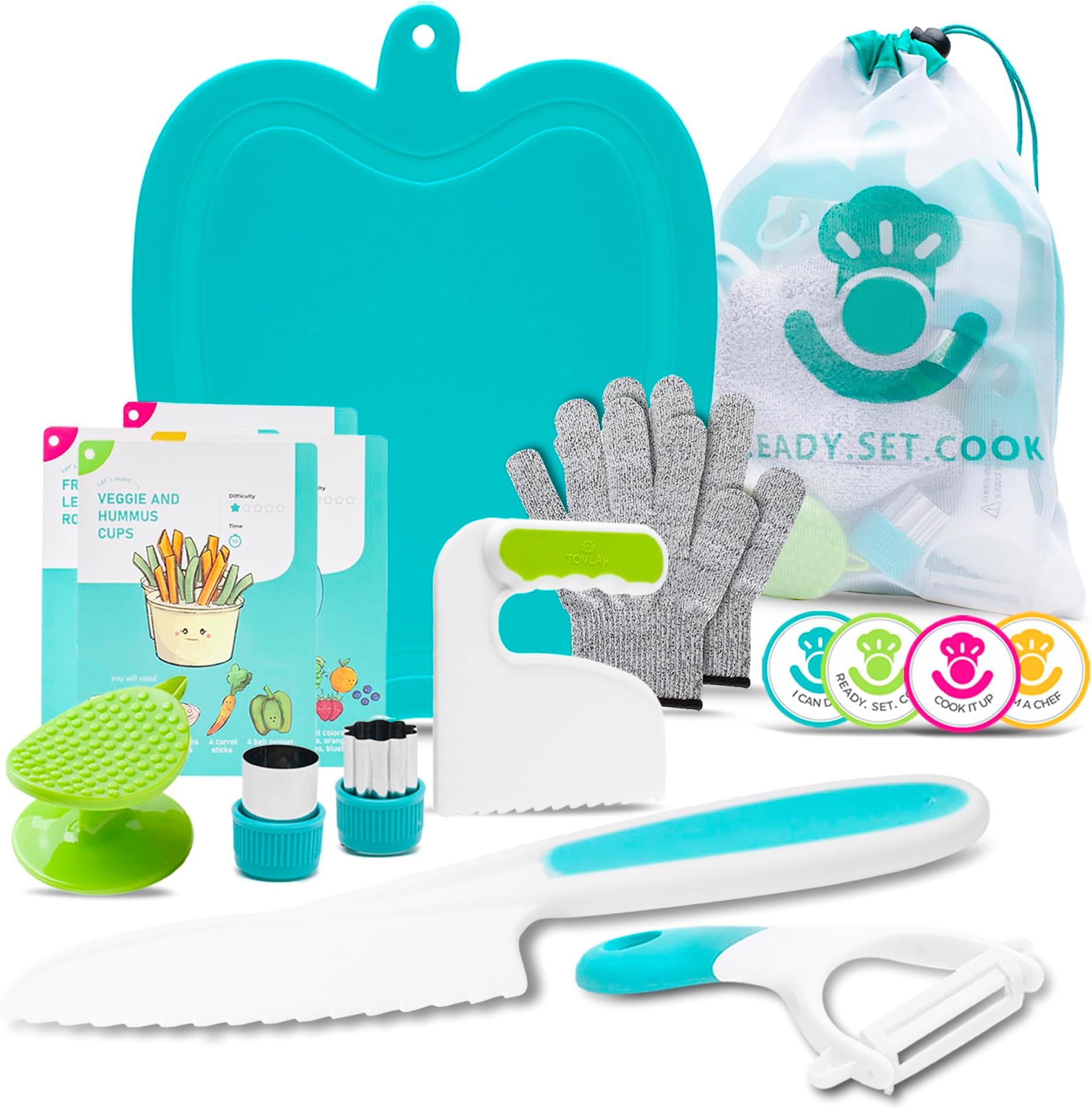 Amazon.com: Tovla Jr. Cookie Baking and Cooking Gift Set for Kids ...