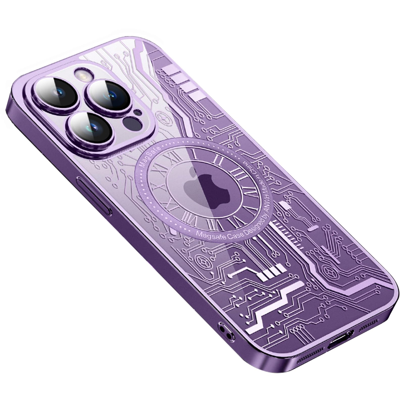 Amazon.com: SHERAF Circuit Board Back Case for iPhone 14 13 12 Pro Max ...
