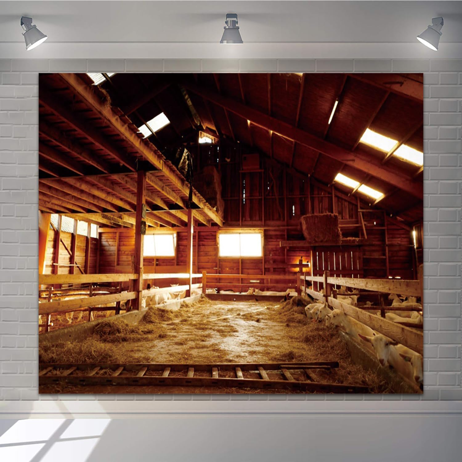 Amazon.com : 10x8ft Vinyl Old Barn Backdrops for Photoshoot Farmhouse ...