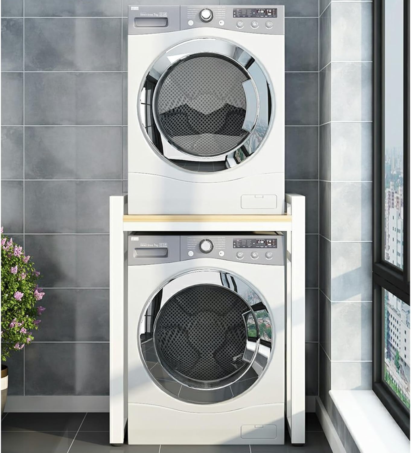 Amazon.com: Laundry Room Dryers Stand Height Adjustable Portable ...