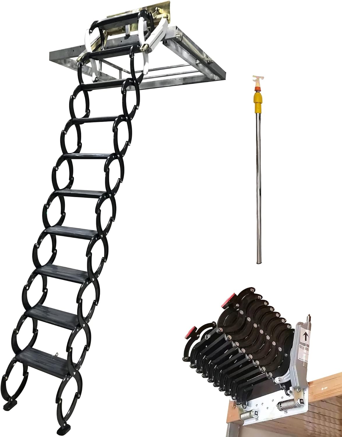 TECHTONGDA Attic Loft Ladder - Narrow Wall Mounted Philippines | Ubuy
