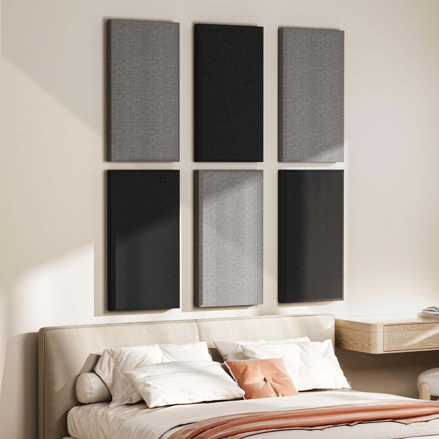 Amazon.com: Acoustic Panels(6 Packs) 24x12x2'' Thick Fiberglass ...