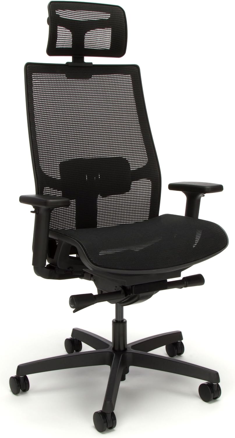 Amazon.com: HON Ignition 2.0 Ergonomic Mesh Office Chair with Headrest ...