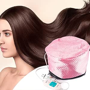 Amazon.com: Electric Hair Steamer Cap, Hair Care Hat Heating Cap with 2 ...
