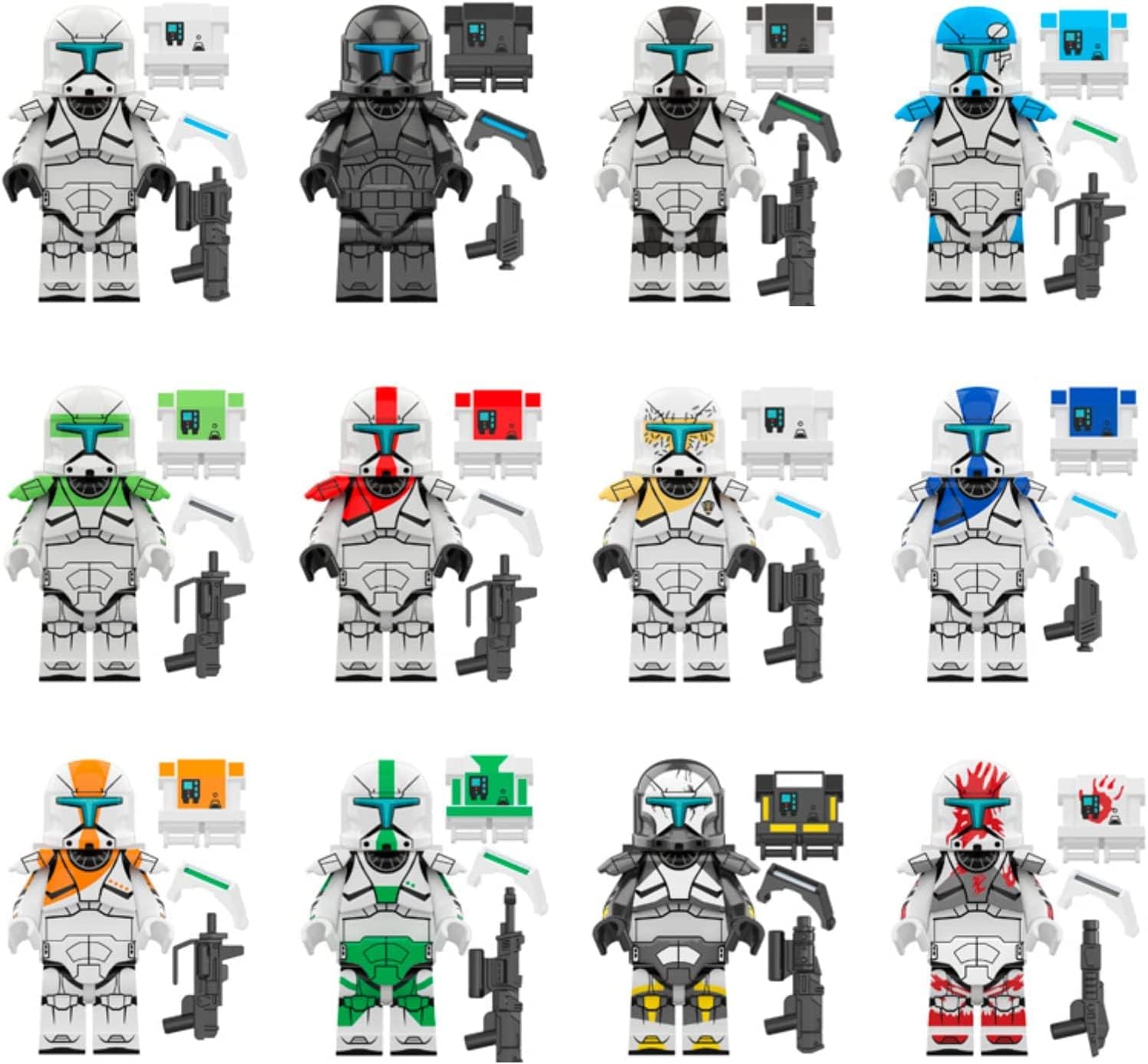 Storm Figure Trooper Toys Set, Clone Troope Figures, Space Wars ...