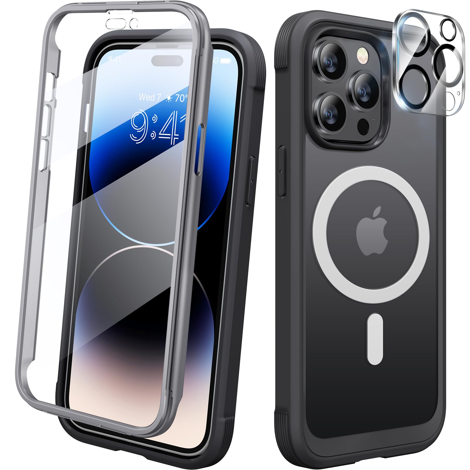 Amazon.com: Diaclara Designed for iPhone 14 Pro Max Case 6.7’’,[Compatible with MagSafe][2023 ...