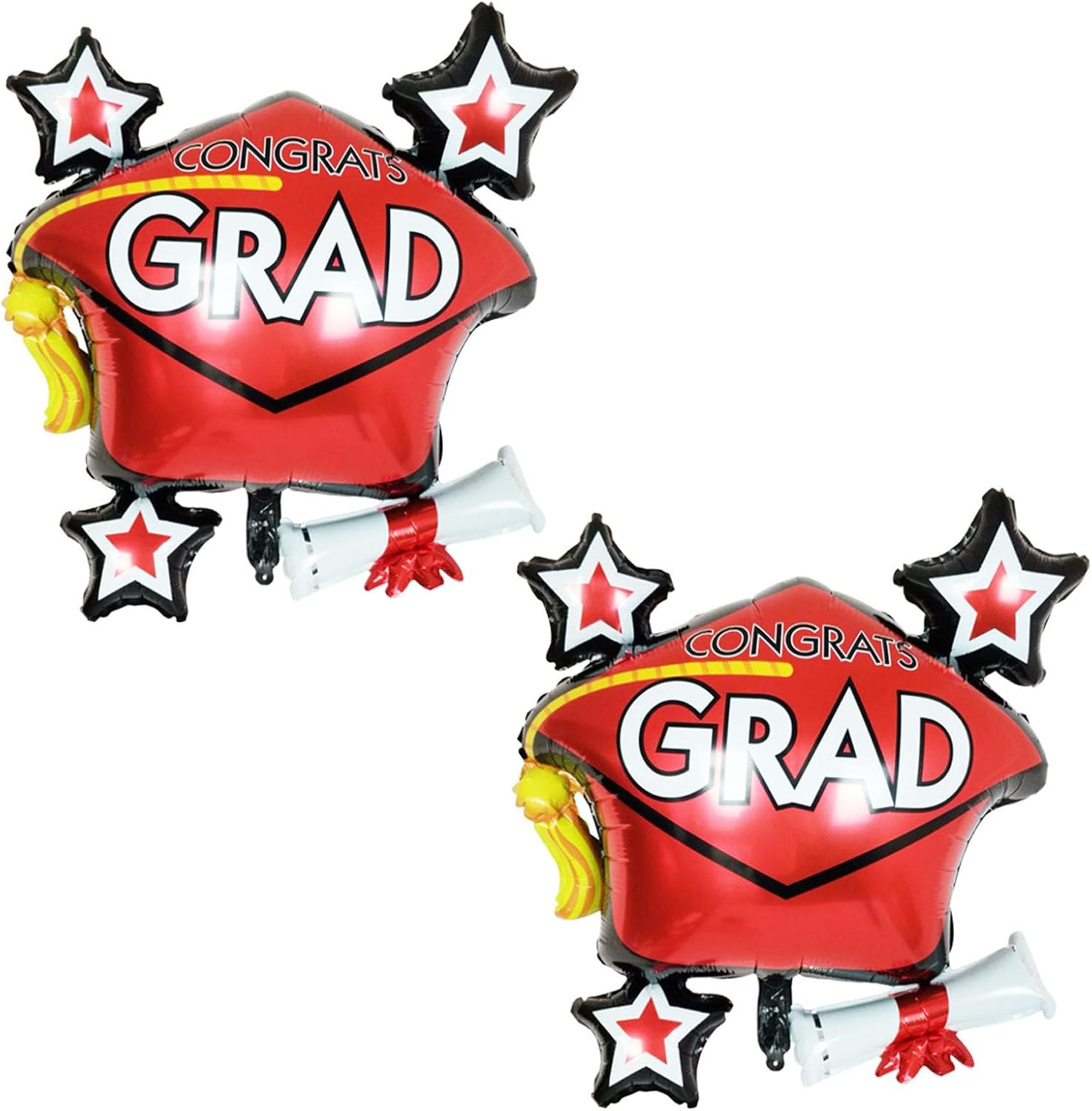 Amazon.com: Soochat Graduation Cap Balloon, Grad Hat Mylar Balloons ...