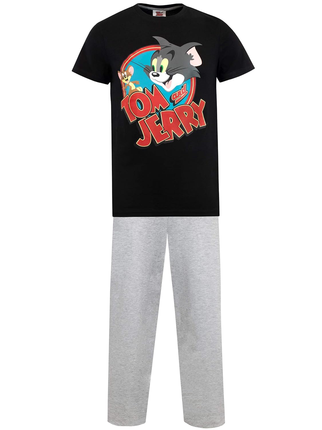 Tom and Jerry Mens Pajamas Multicolored Size Large : Amazon.in ...