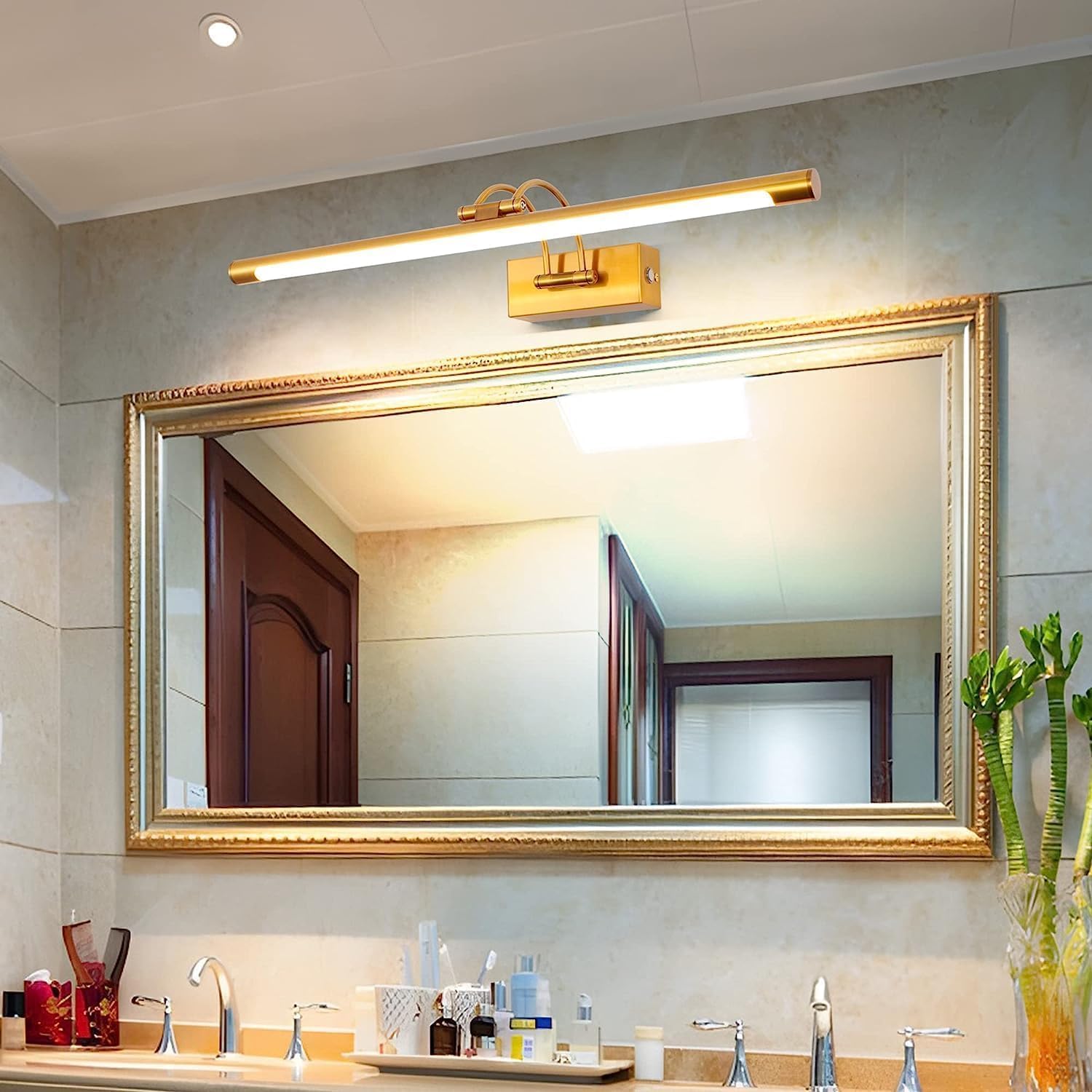 HUA QIANG WANG 24 Inch LED Mirror Front Light Bathroom Vanity Light ...