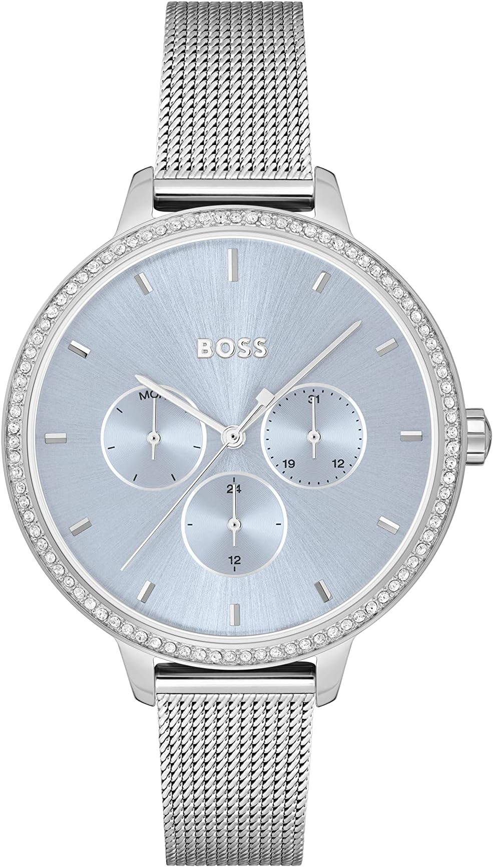 Hugo Boss Stainless Steel Symphony Analog Brown Dial Women Watch ...