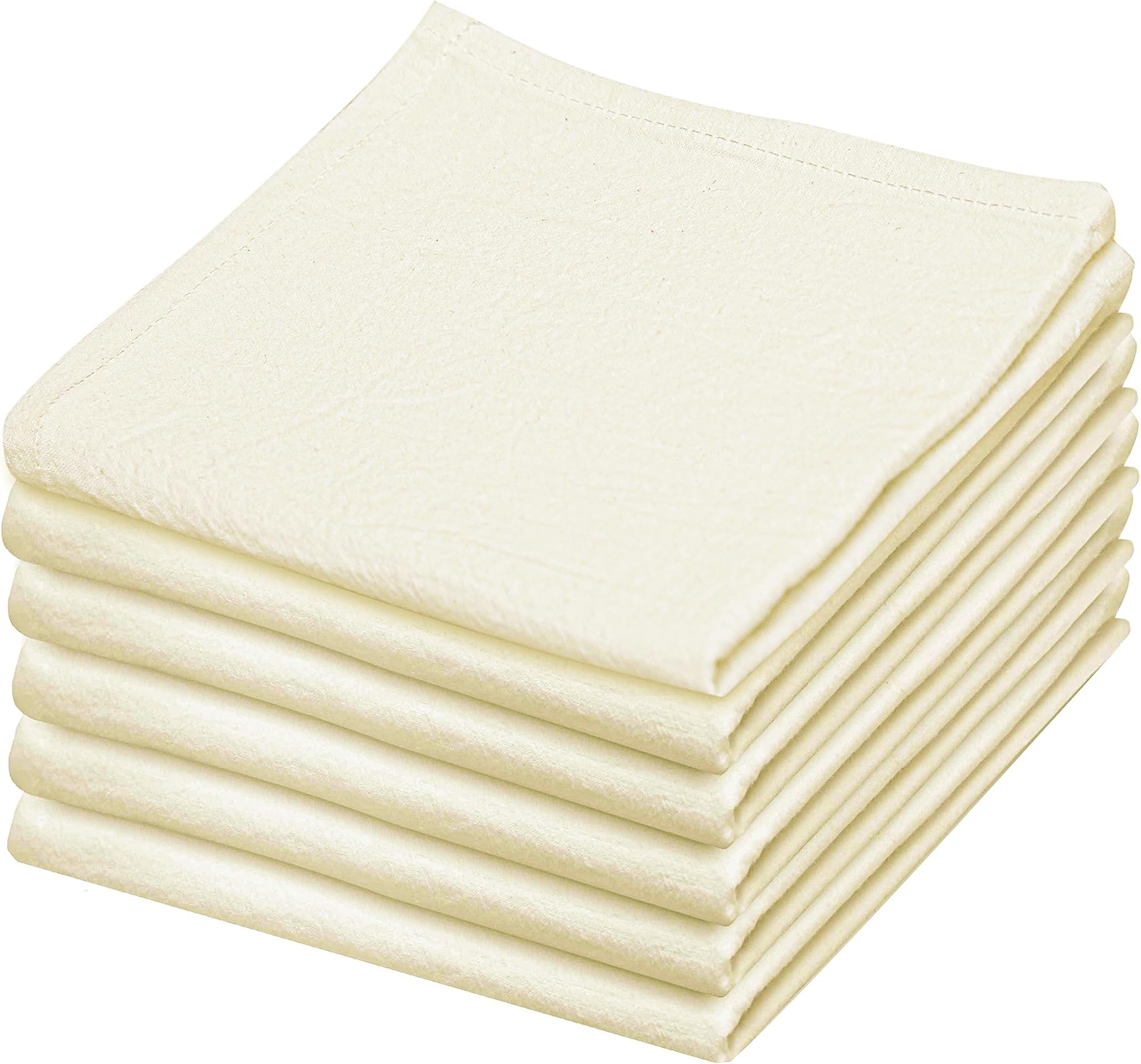 Amazon.com: Flour Sack Kitchen Towels |Cotton Blank Towel | Tea Towel ...