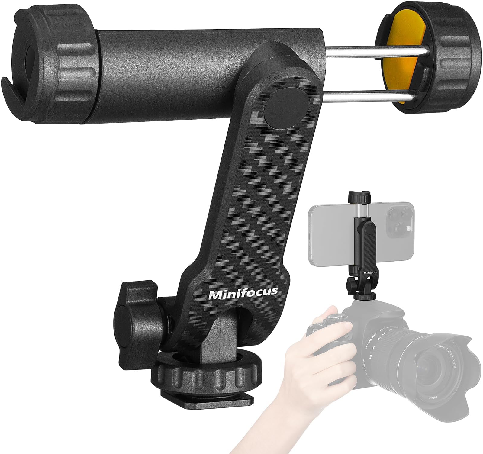 Amazon.com: Phone Tripod Mount, Universal Tripod Phone Holder with 2 ...