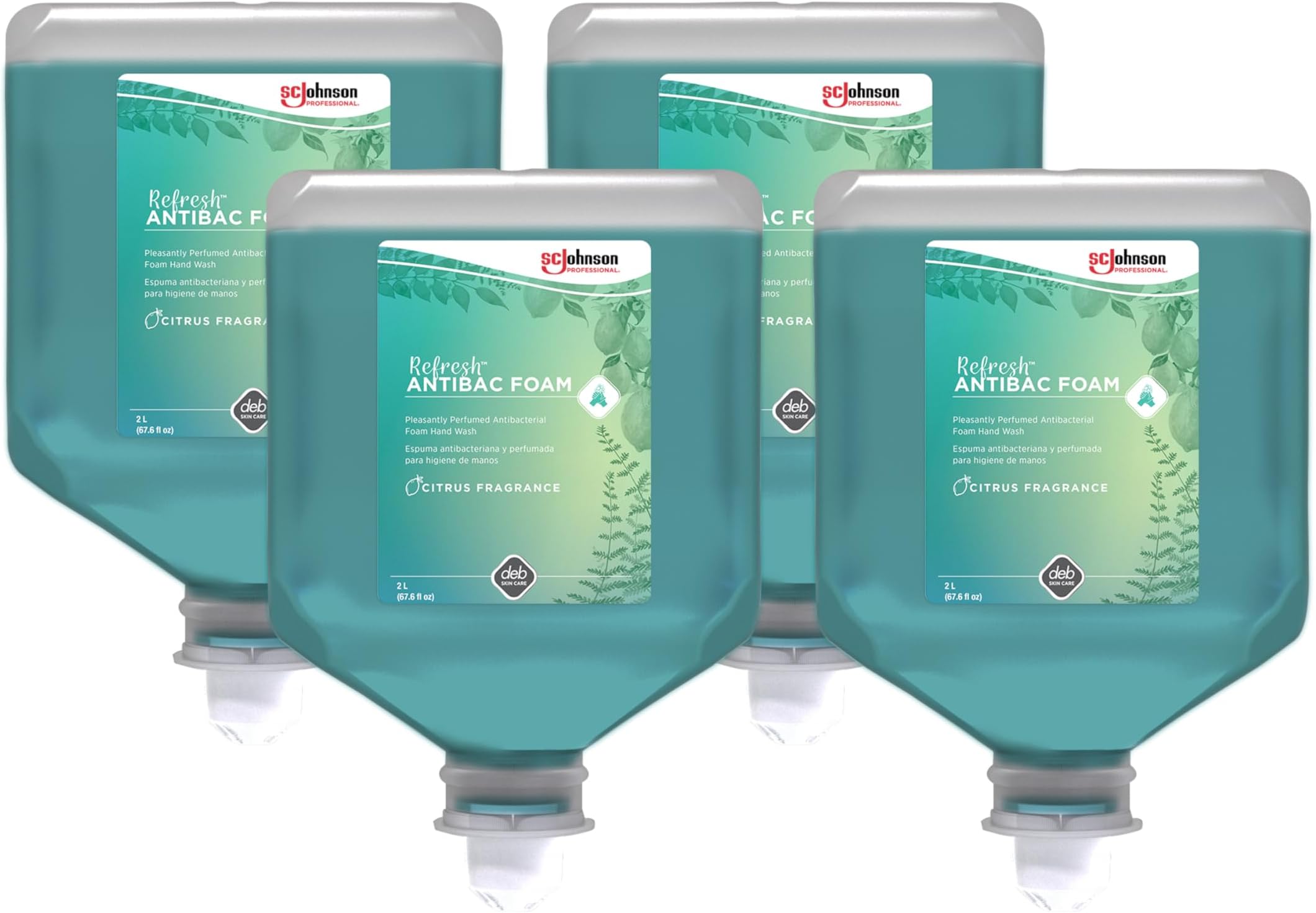 Amazon.com: SCJohnson PROFESSIONAL REFRESH ANTIBAC FOAM HAND WASH 2 ...